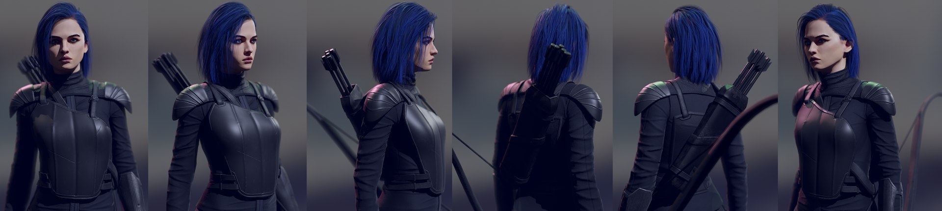 Archer Low-poly 3D Model - TurboSquid 2134850