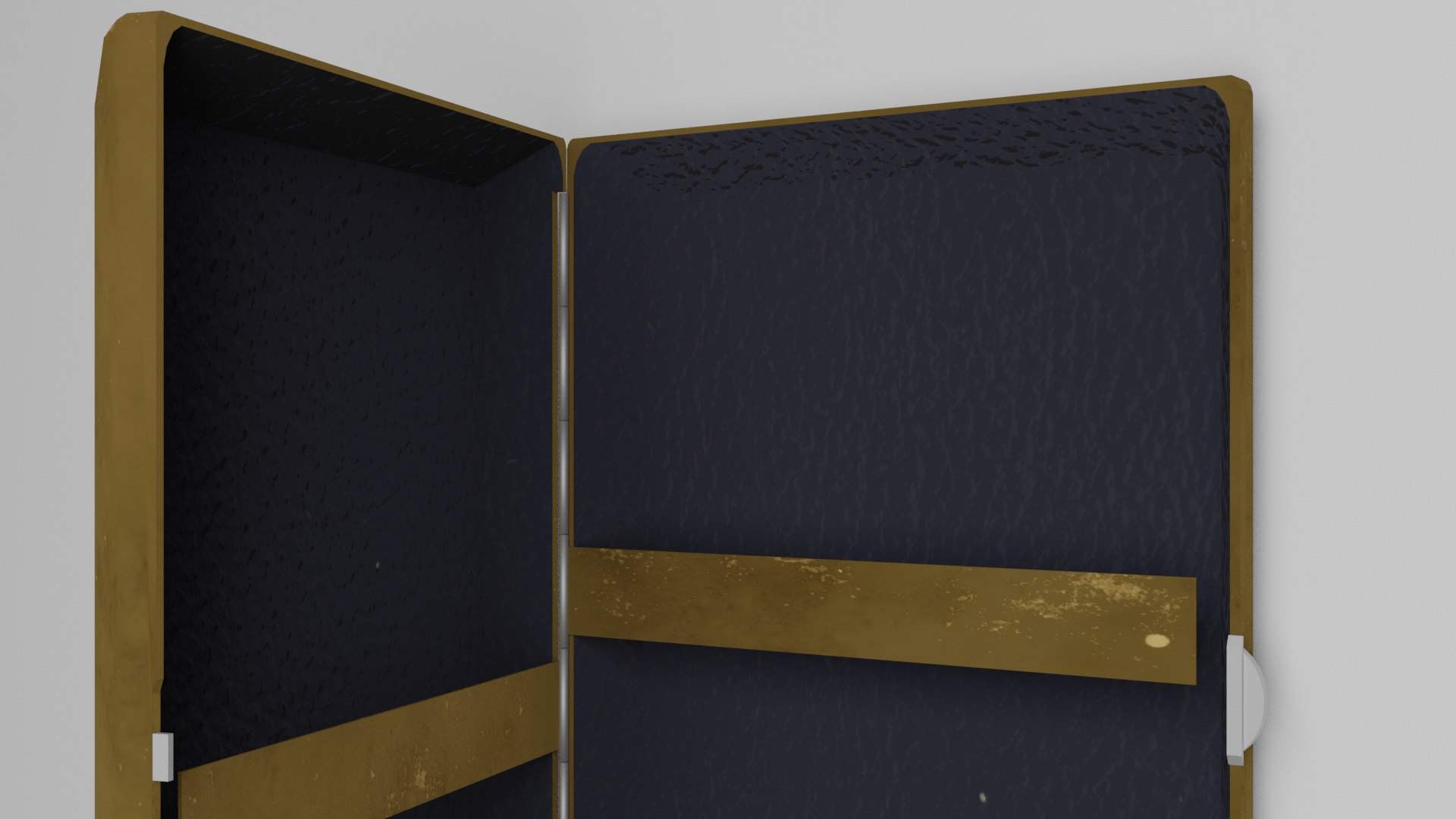 Gold Case Leather Model - TurboSquid 1495171