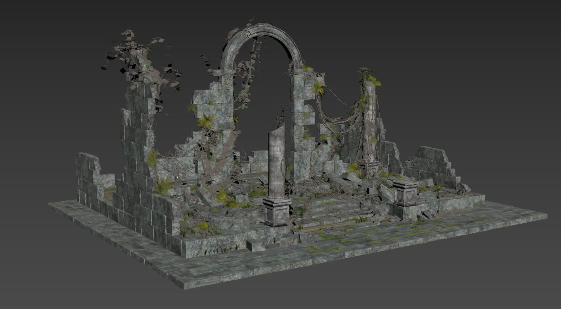 Ruins 3D Model - TurboSquid 1323626