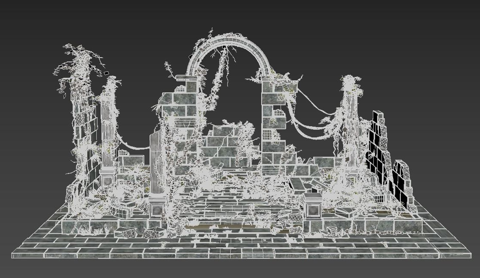 Ruins 3D Model - TurboSquid 1323626