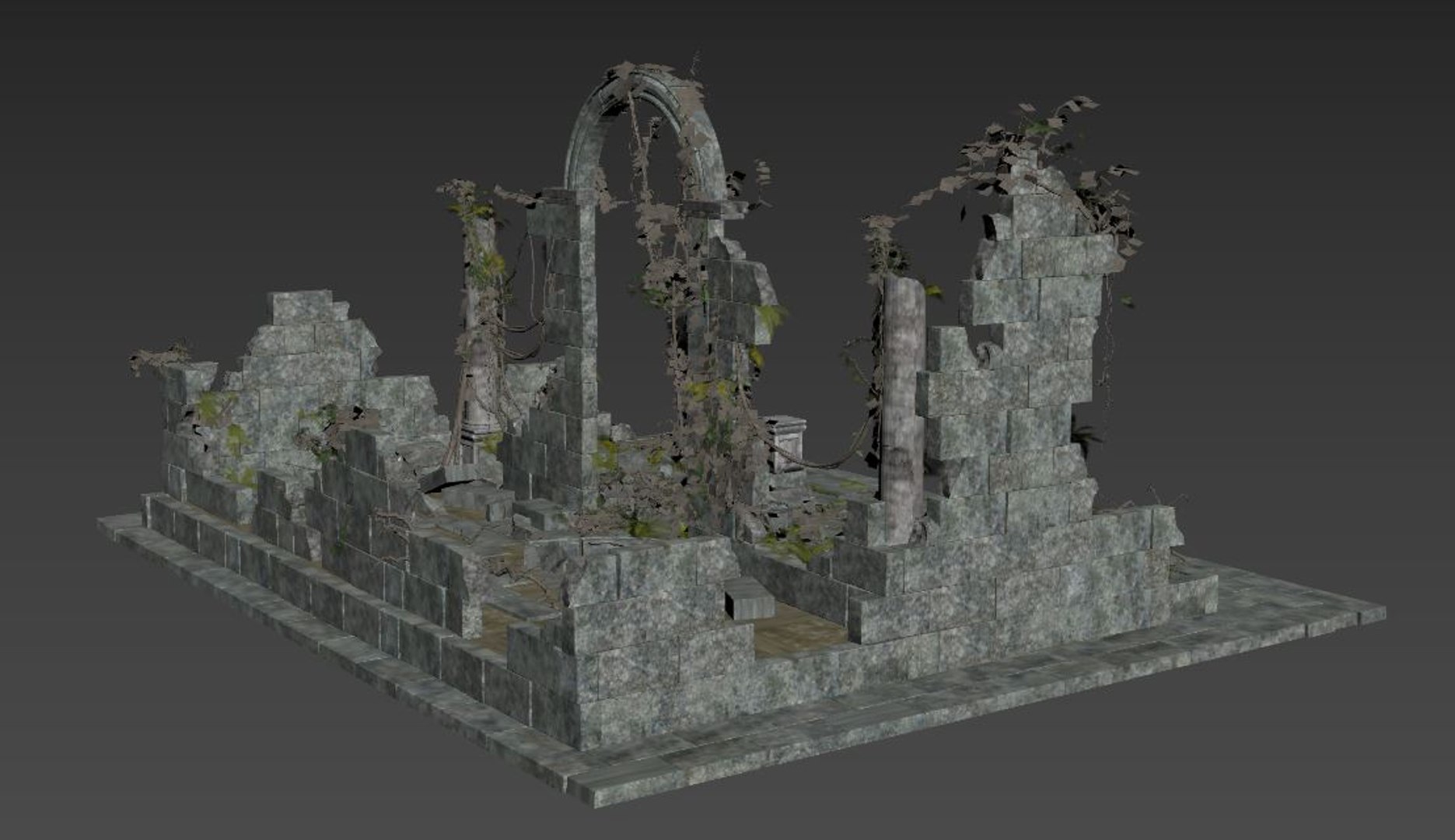 Ruins 3D Model - TurboSquid 1323626