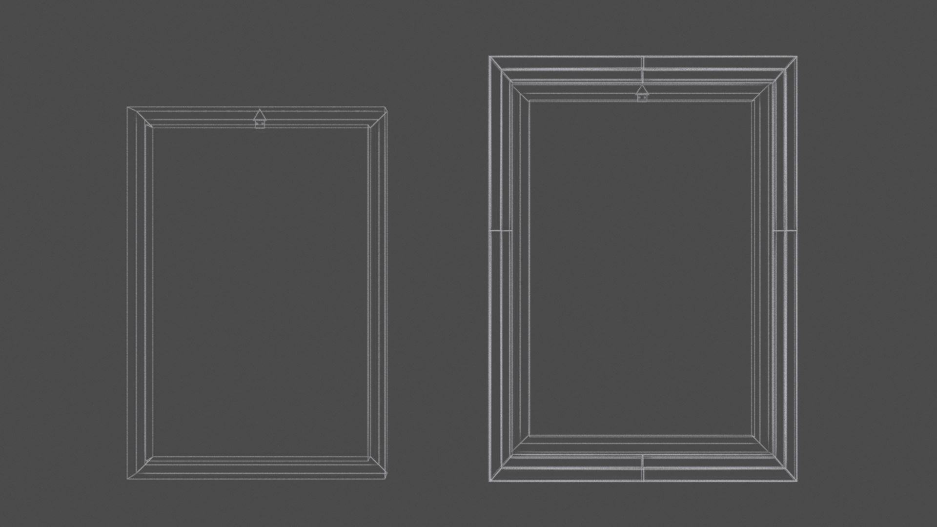 3d Model Art Poster Frame