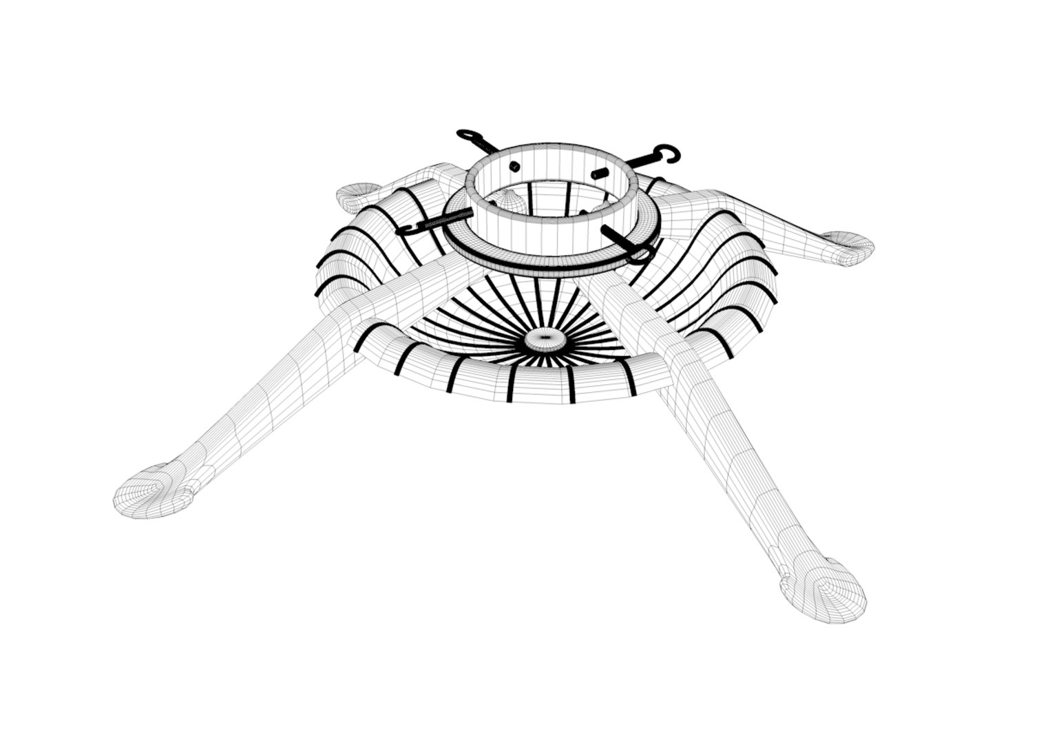 Christmas Tree Stand Holiday Model - TurboSquid 1344690