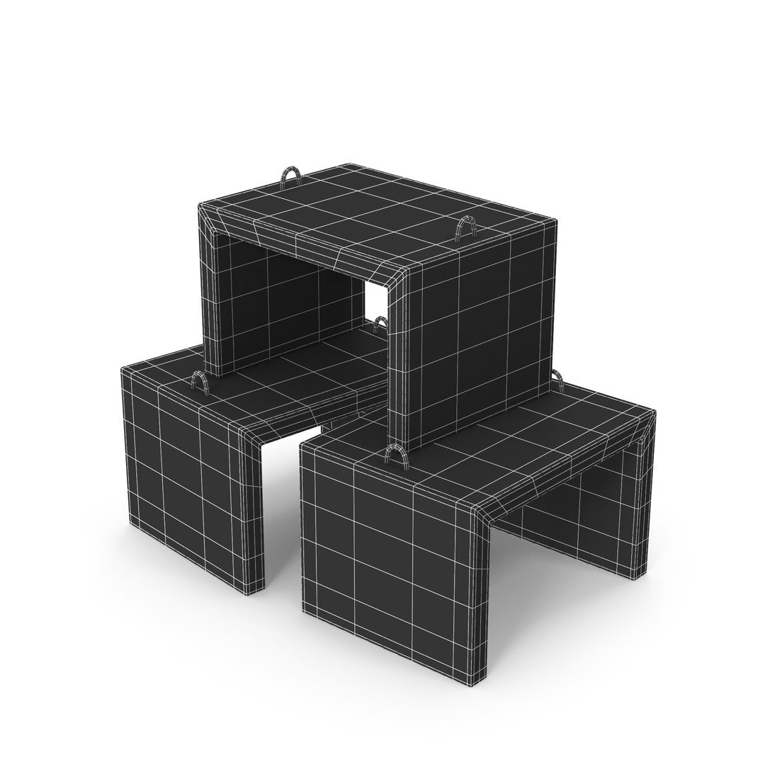 Concrete Blocks 3D - TurboSquid 1991243