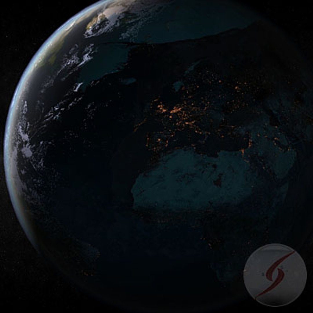 3ds Max Planet Earth