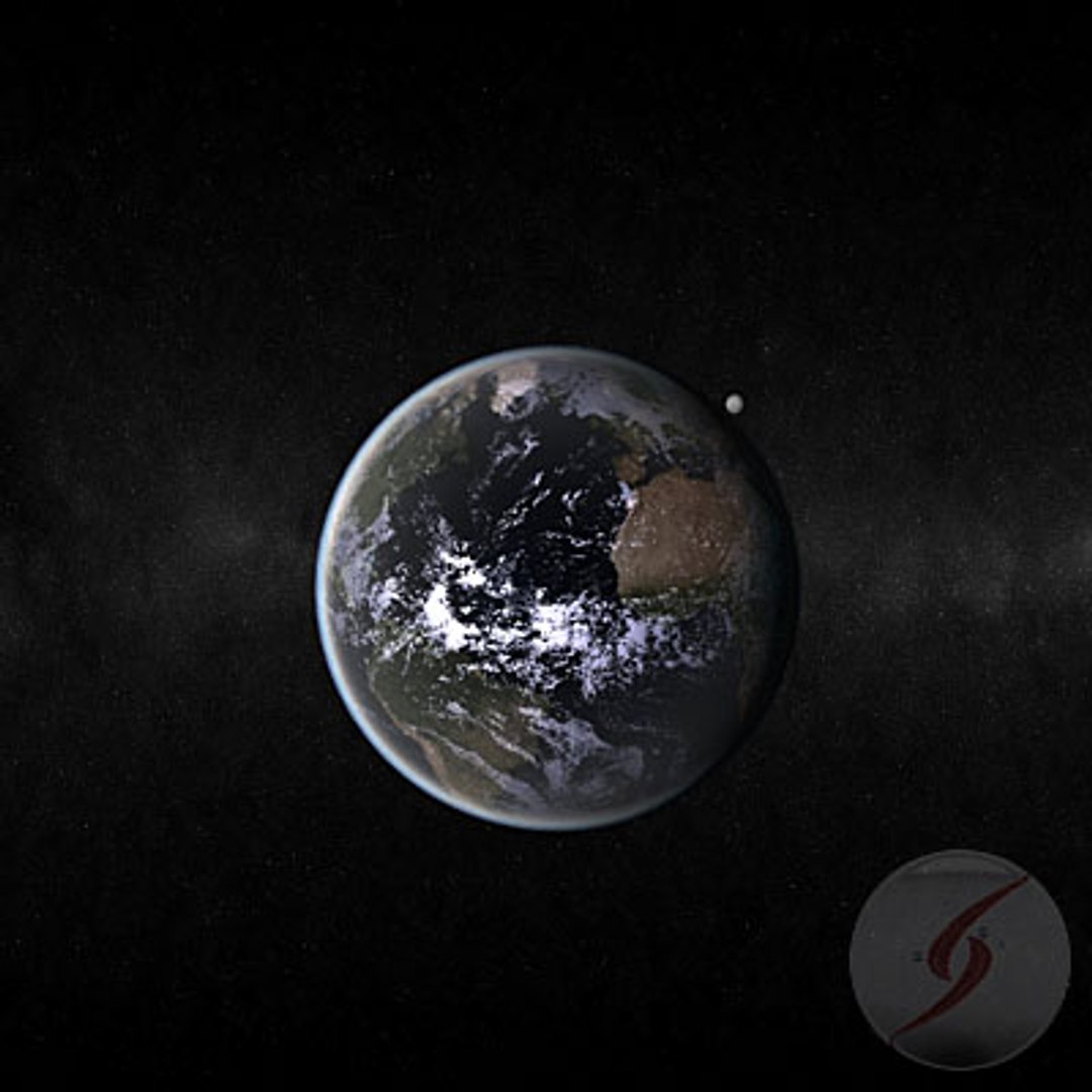 3ds Max Planet Earth