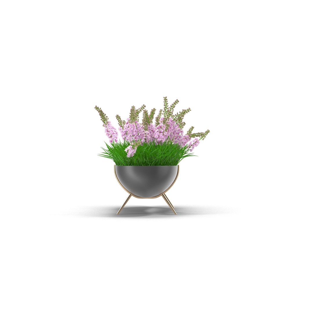 3d Model Long Flowerpot