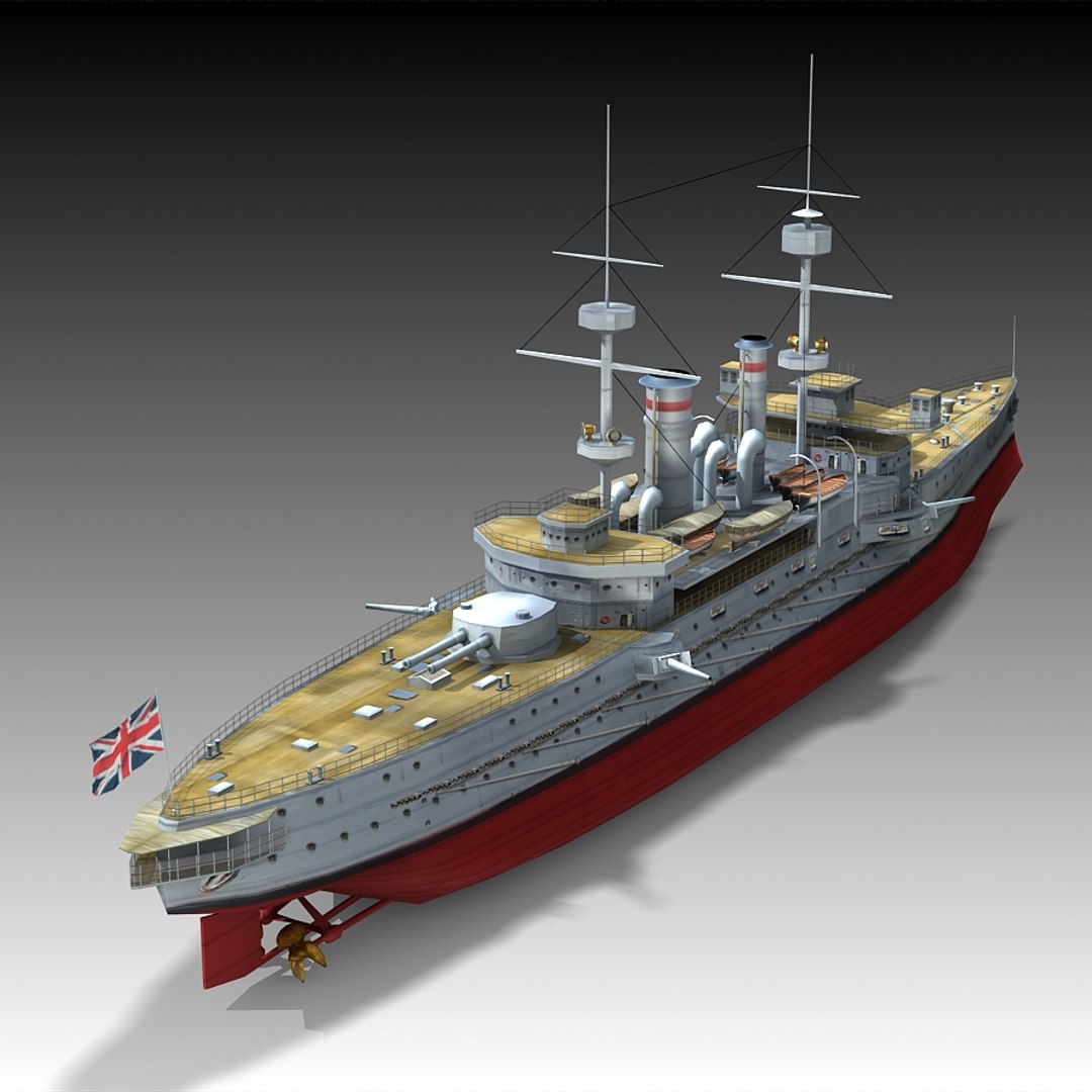 Hms Goliath 1898 World War 3d Max