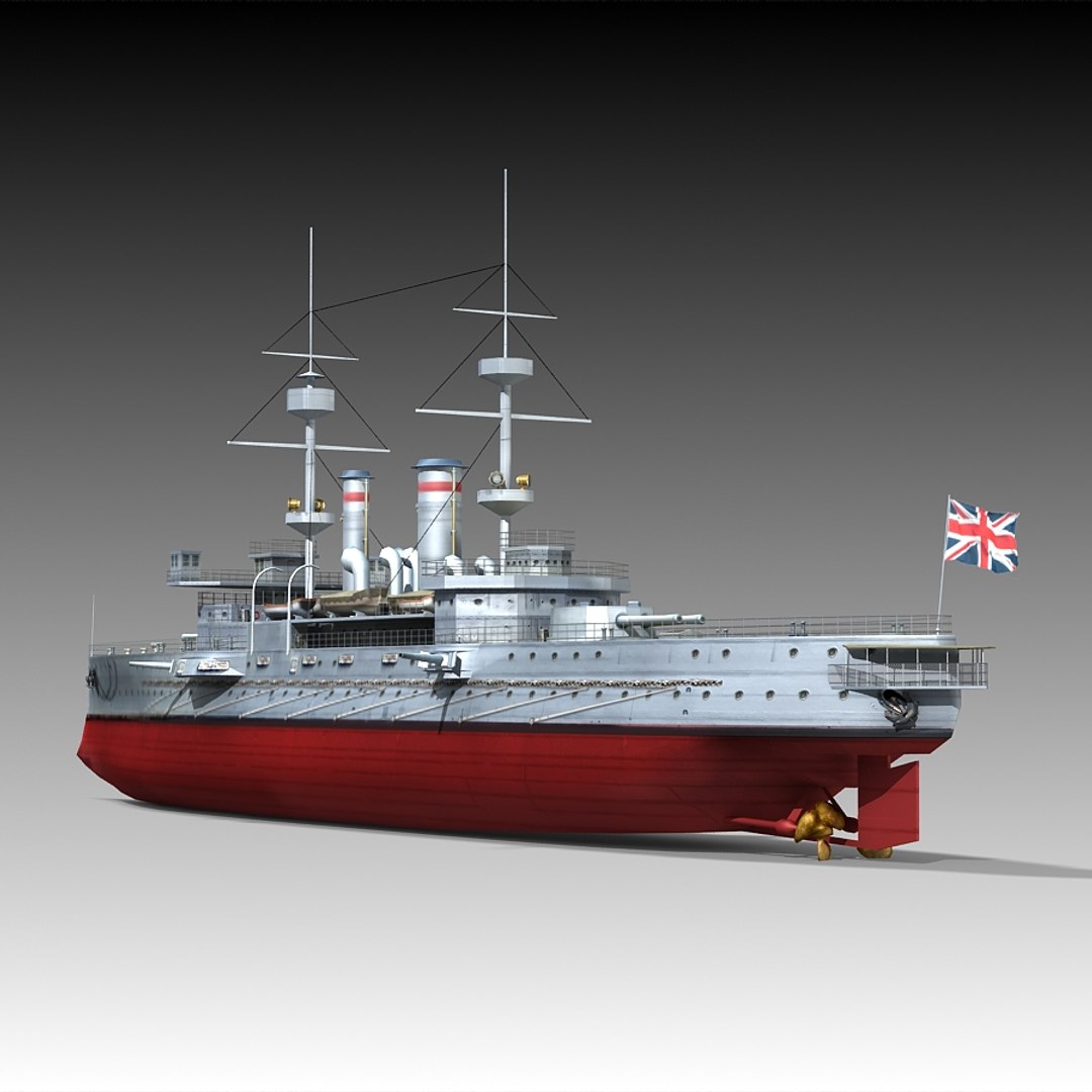 Hms Goliath 1898 World War 3d Max