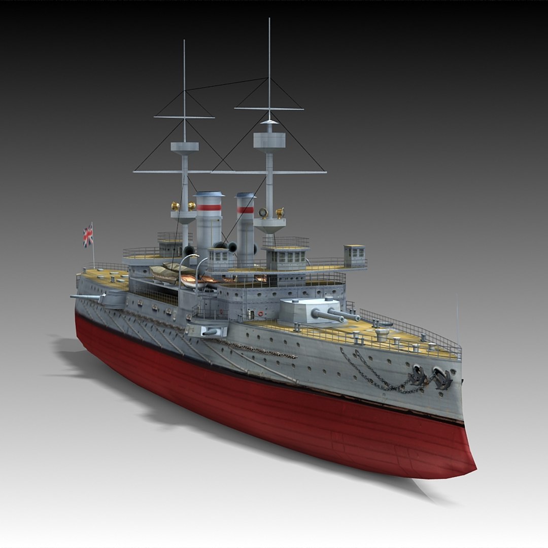 Hms Goliath 1898 World War 3d Max
