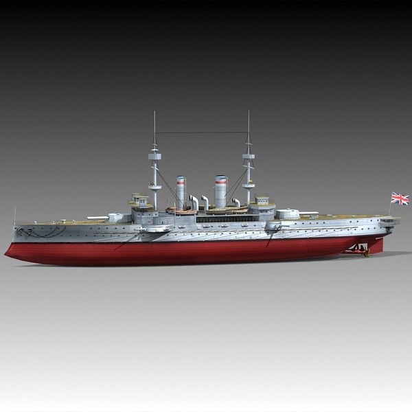hms goliath 1898 world war 3d max
