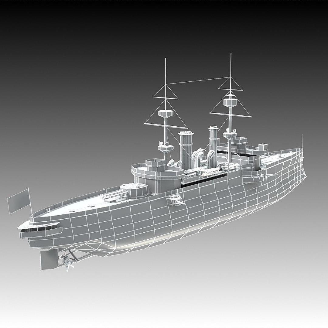 Hms Goliath 1898 World War 3d Max