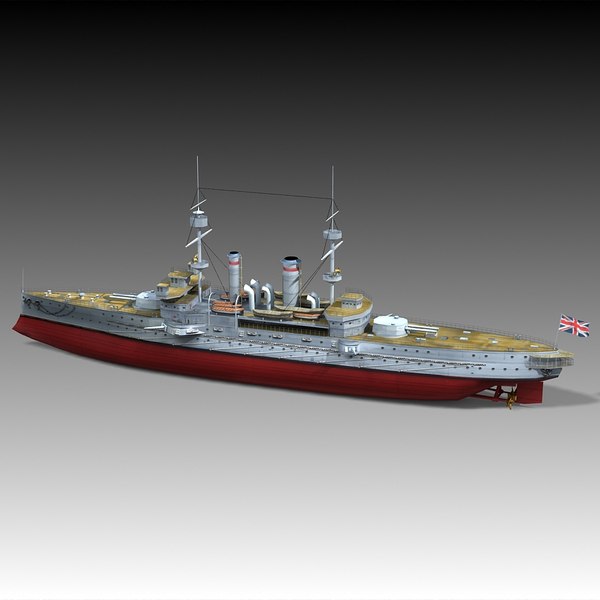 hms goliath 1898 world war 3d max