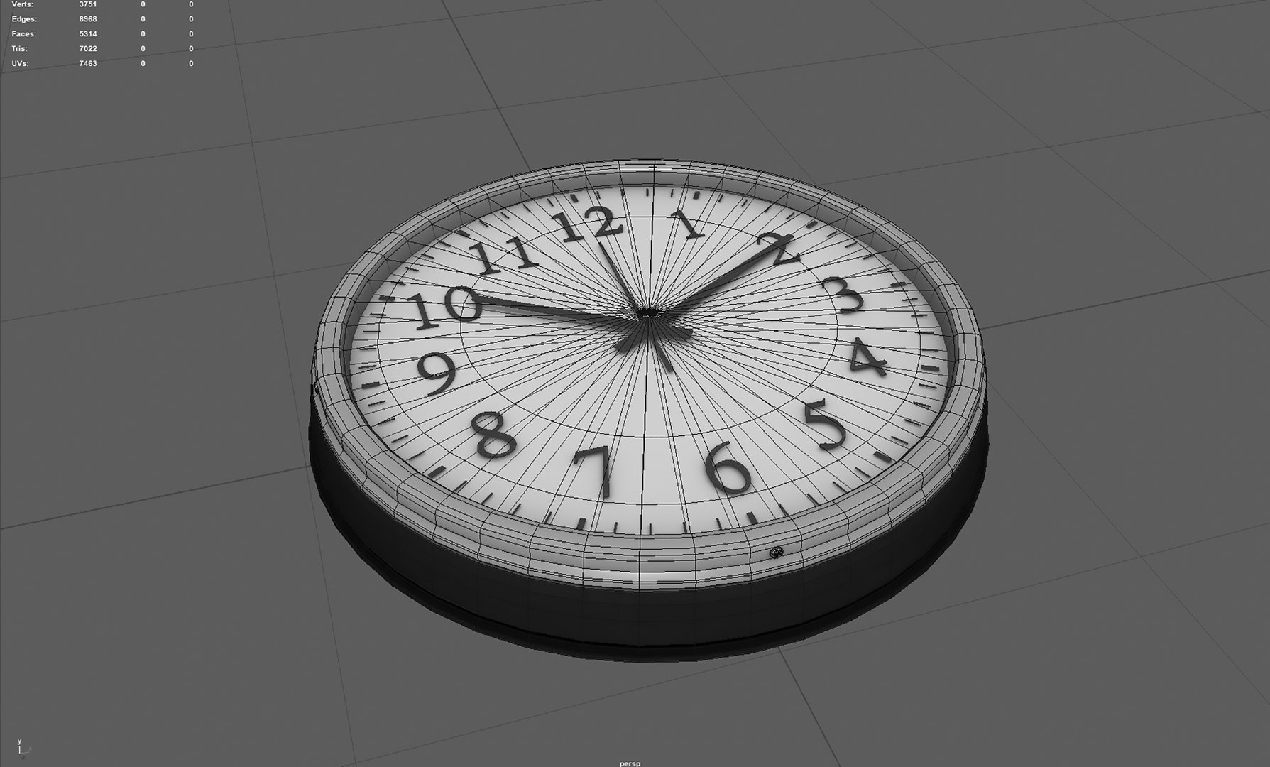 Wall Clock 3D Model - TurboSquid 2098428