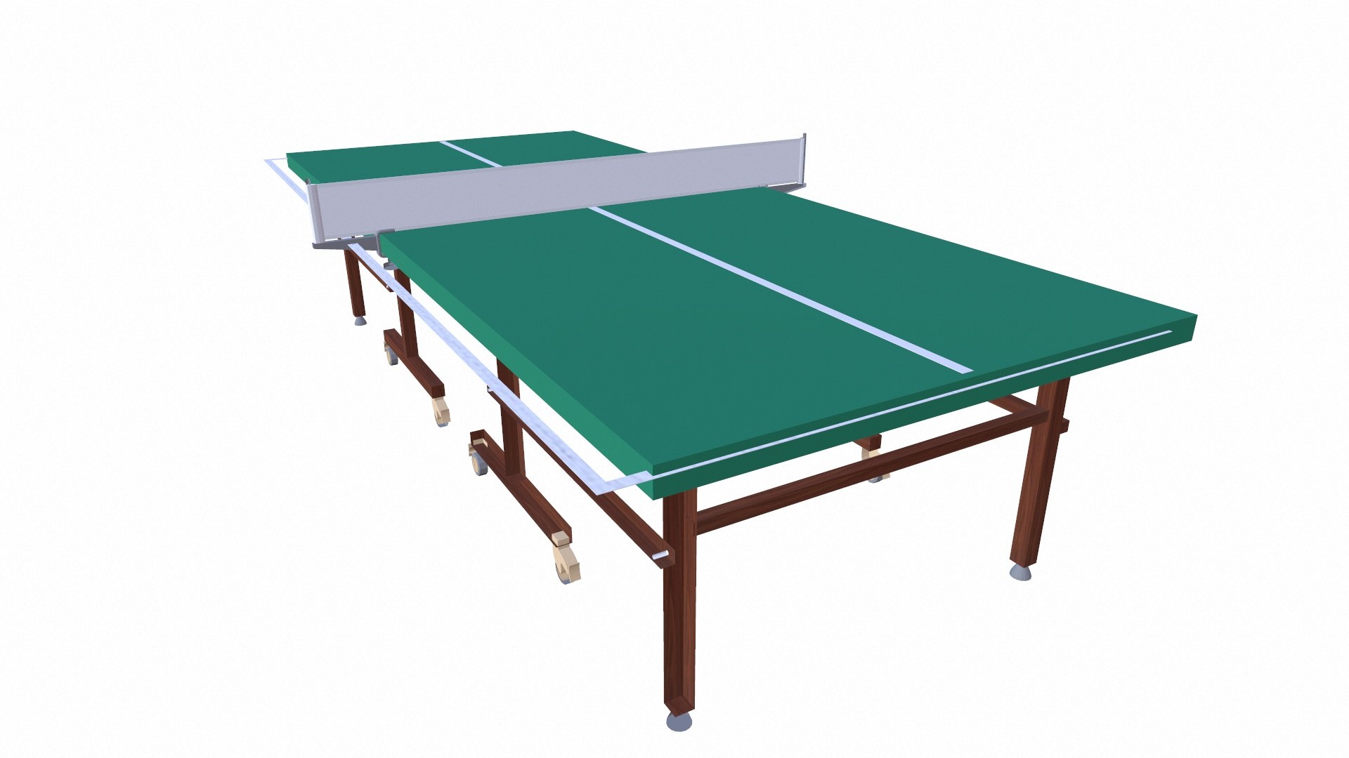 Ping Pong Table Model - TurboSquid 2371147