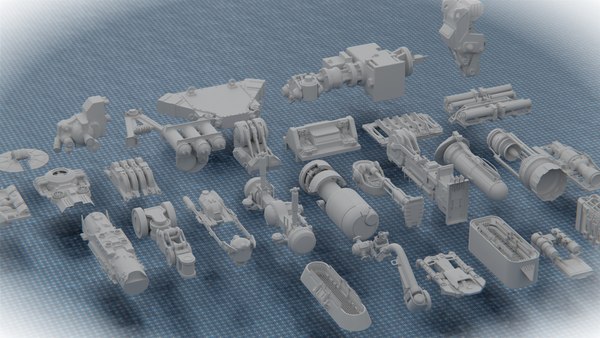 3D 다양한 Kitbash 3D 모델 - TurboSquid 2137311