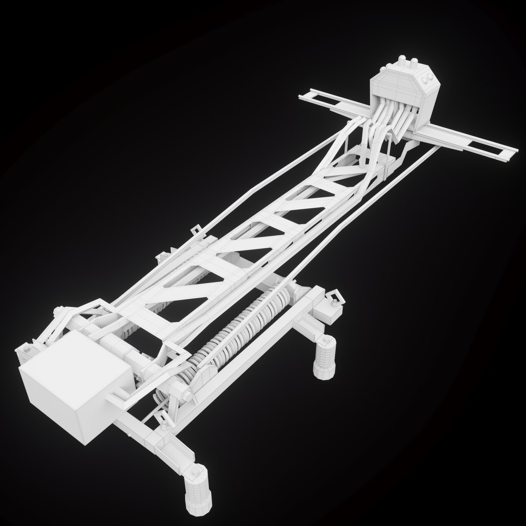 3D Roof-mounted Pantograph Sls Model - TurboSquid 1701469