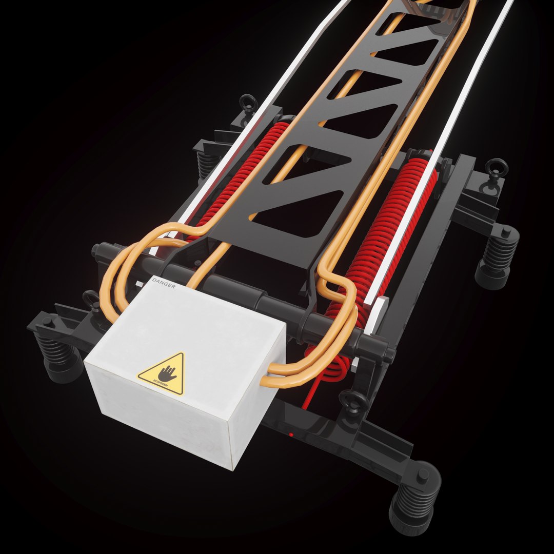3D Roof-mounted Pantograph Sls Model - TurboSquid 1701469