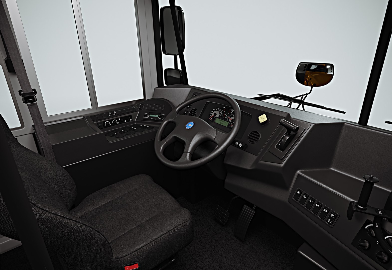 3d 2015 Blue Bird Vision Model