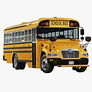 Download 3D Blue Bird Bus Maya Models - TurboSquid