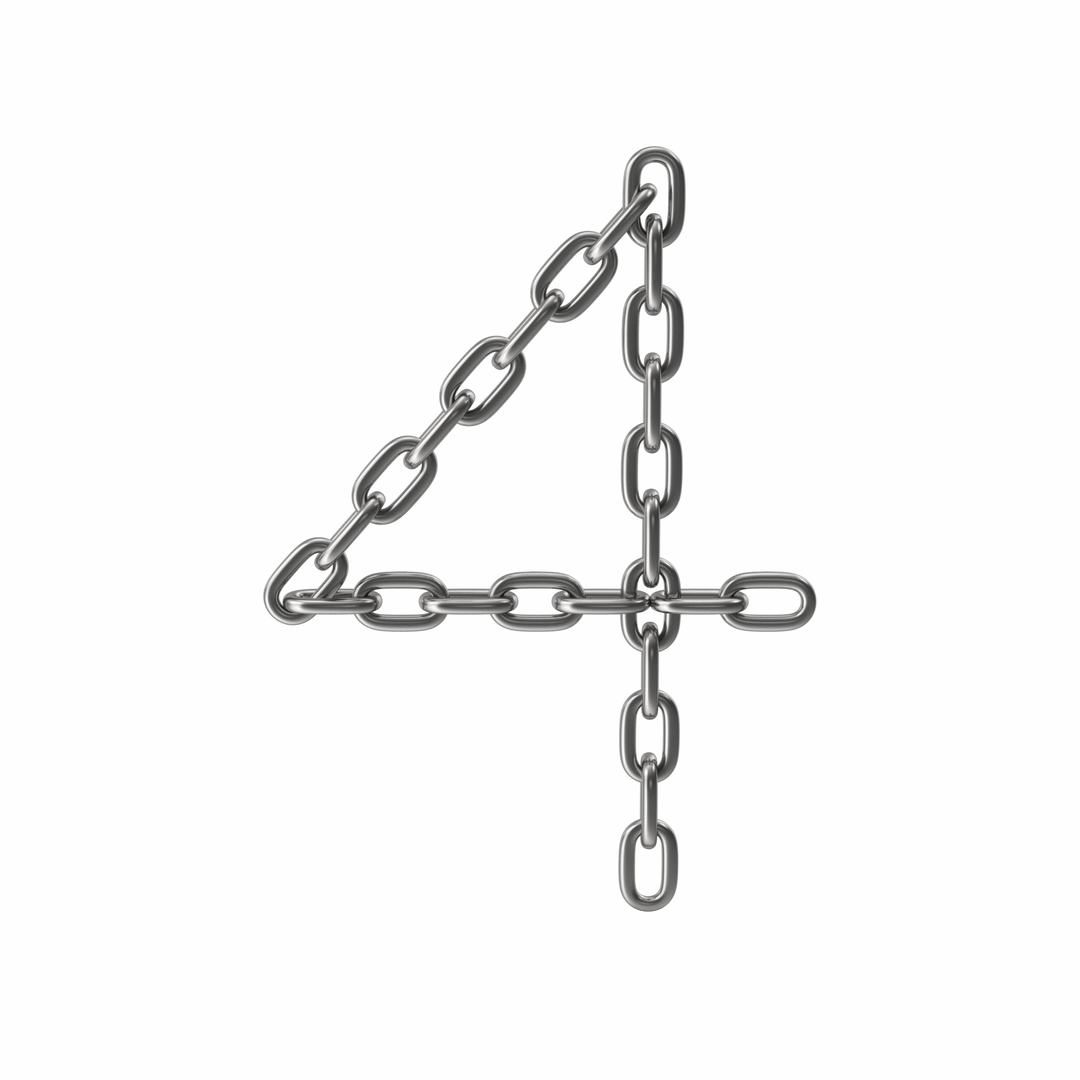 Chain Number Four 3D Model - TurboSquid 2024752