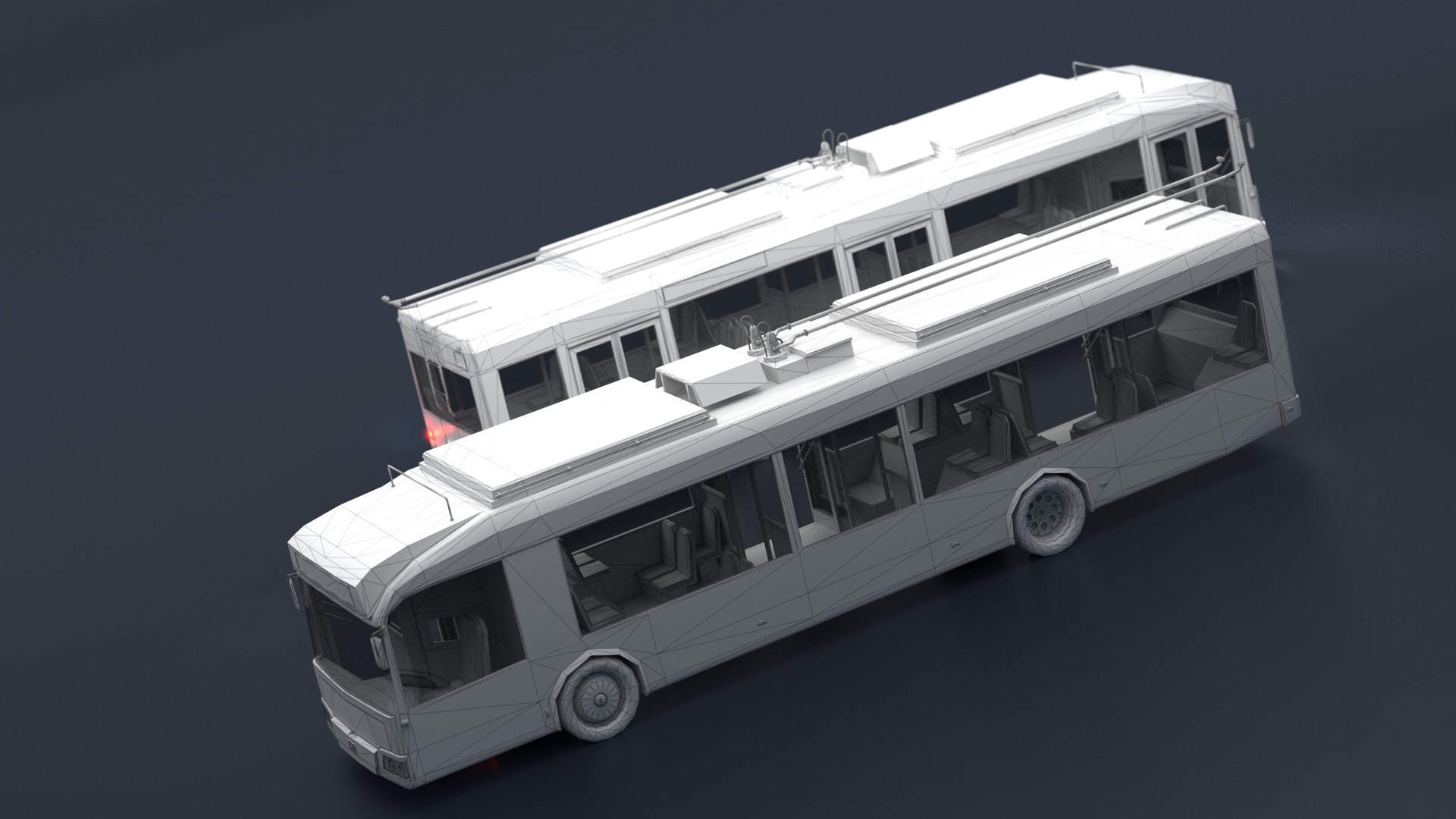 3D Model Trolleybus BKM 321 Collection - TurboSquid 2021025