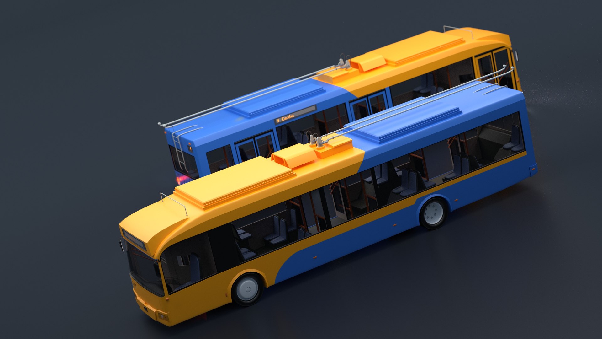 3D Model Trolleybus BKM 321 Collection - TurboSquid 2021025