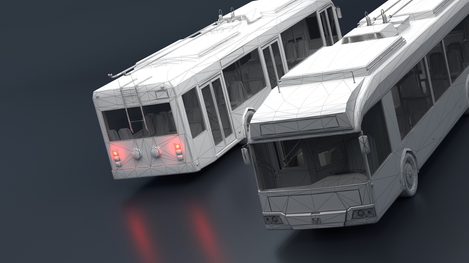 3D Model Trolleybus BKM 321 Collection - TurboSquid 2021025