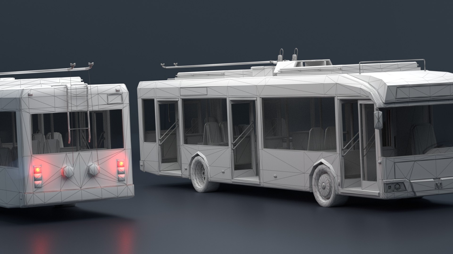 3D Model Trolleybus BKM 321 Collection - TurboSquid 2021025
