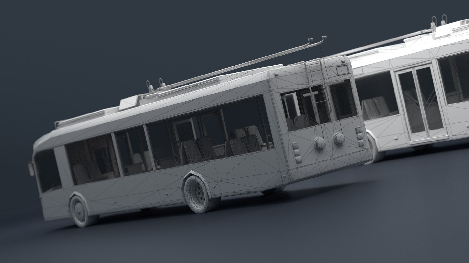 3D Model Trolleybus BKM 321 Collection - TurboSquid 2021025