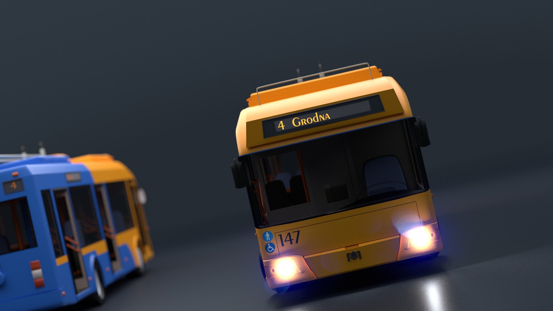 3D Model Trolleybus BKM 321 Collection - TurboSquid 2021025