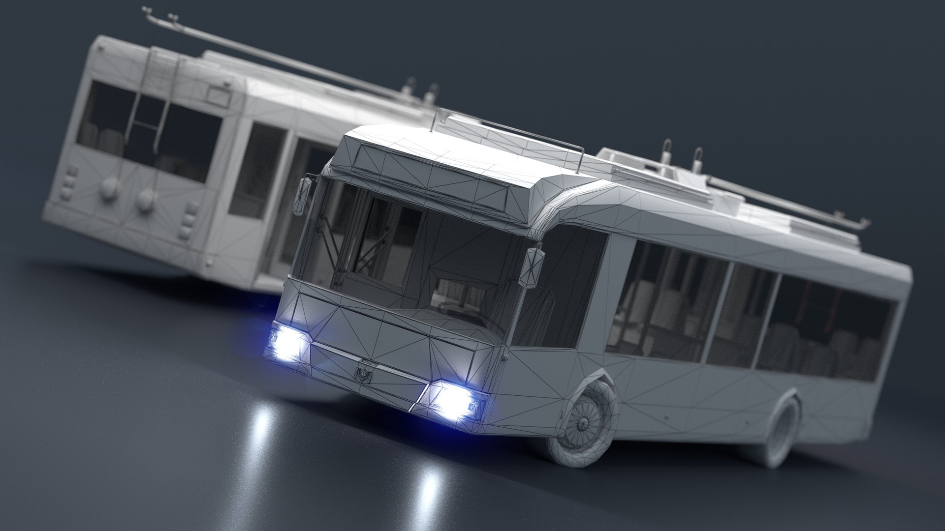 3D Model Trolleybus BKM 321 Collection - TurboSquid 2021025