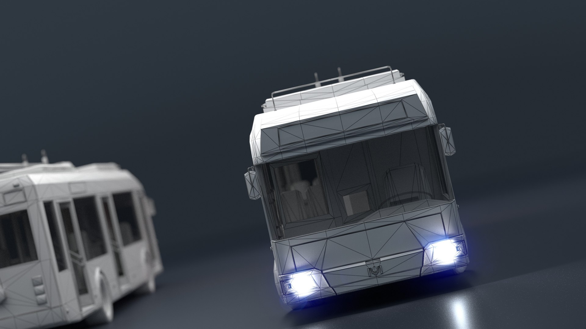 3D Model Trolleybus BKM 321 Collection - TurboSquid 2021025