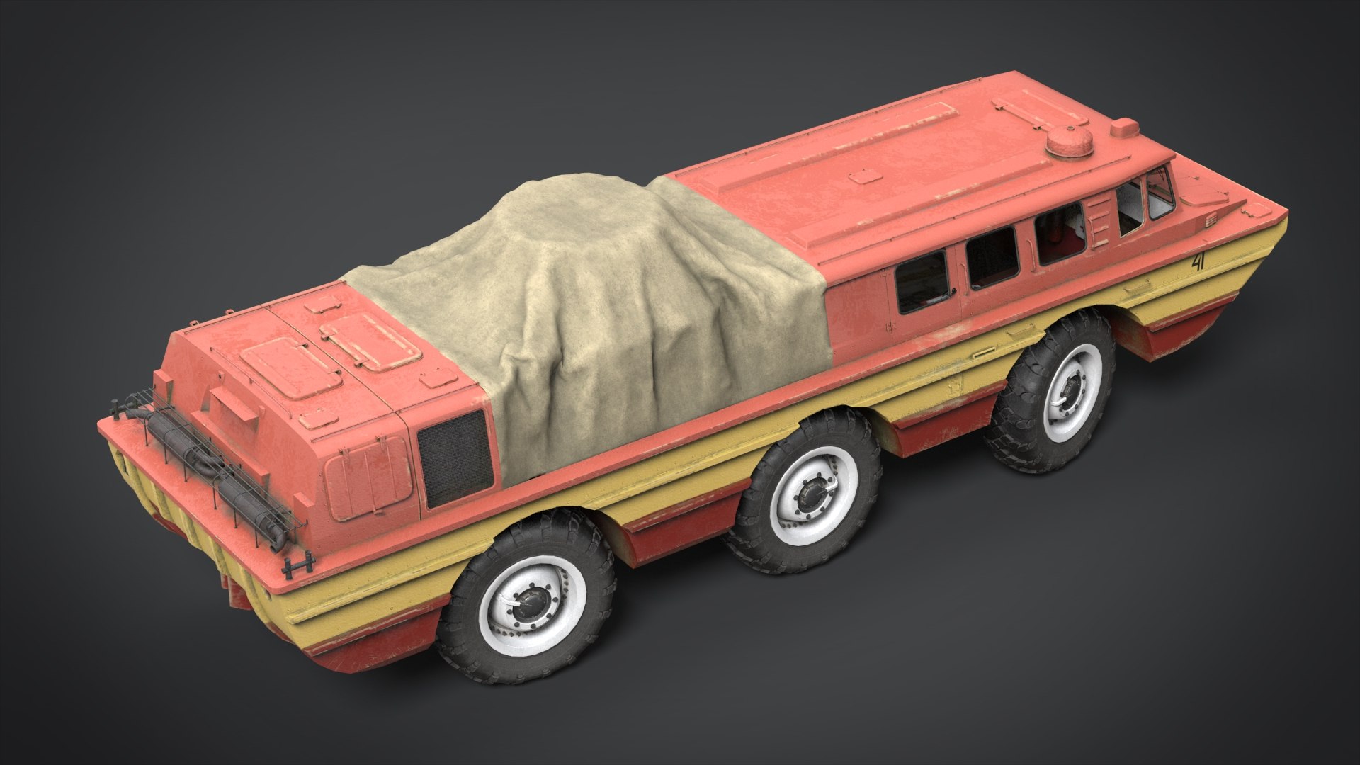 3D Soviet Vehicle 2 Model - TurboSquid 1381760