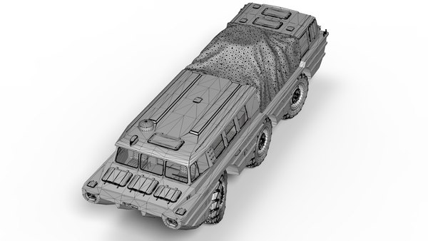 ZiL-5901 PEU-2 (소비에트 수륙 양용 차량) 3D 모델 - TurboSquid 1381760