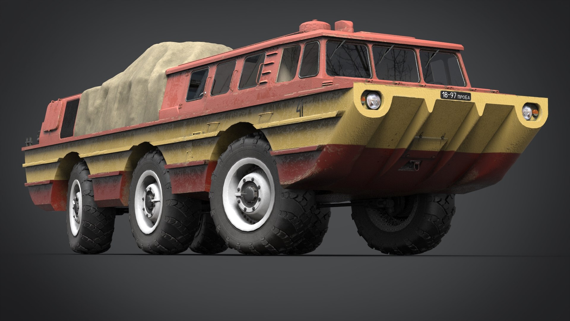 3D Soviet Vehicle 2 Model - TurboSquid 1381760
