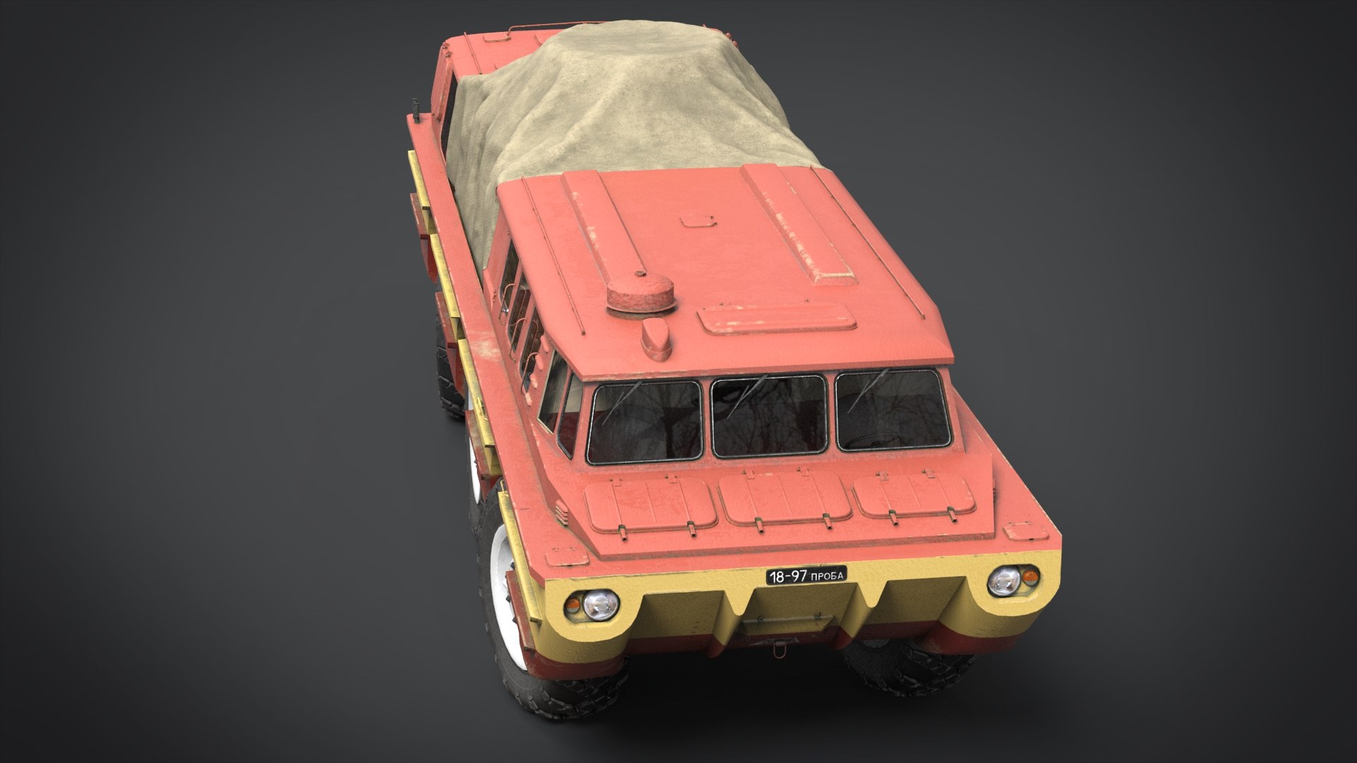 3D Soviet Vehicle 2 Model - TurboSquid 1381760