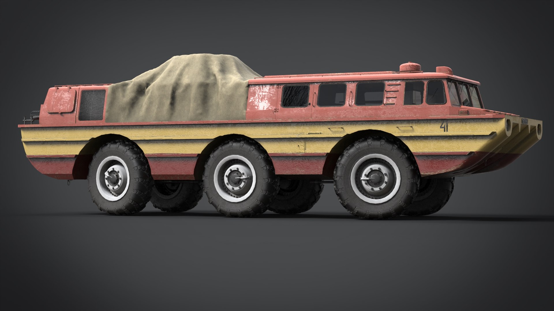3D Soviet Vehicle 2 Model - TurboSquid 1381760