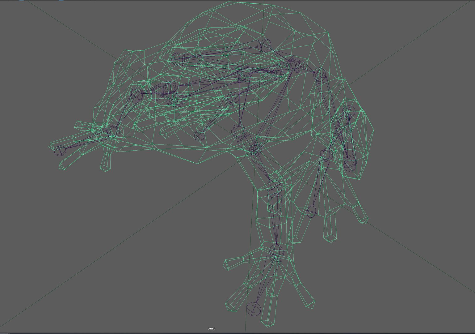 Frog Low Poly Rig 3D Model - TurboSquid 1885410