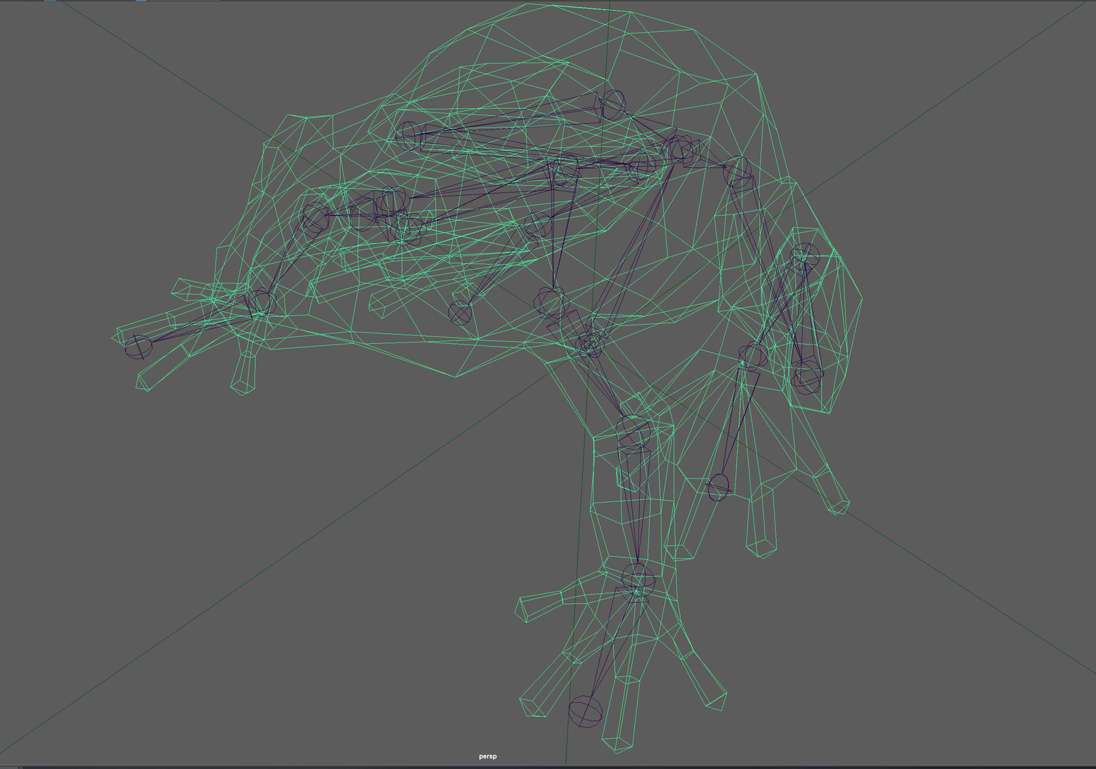 Frog Low poly Rig 3D model - TurboSquid 1885410