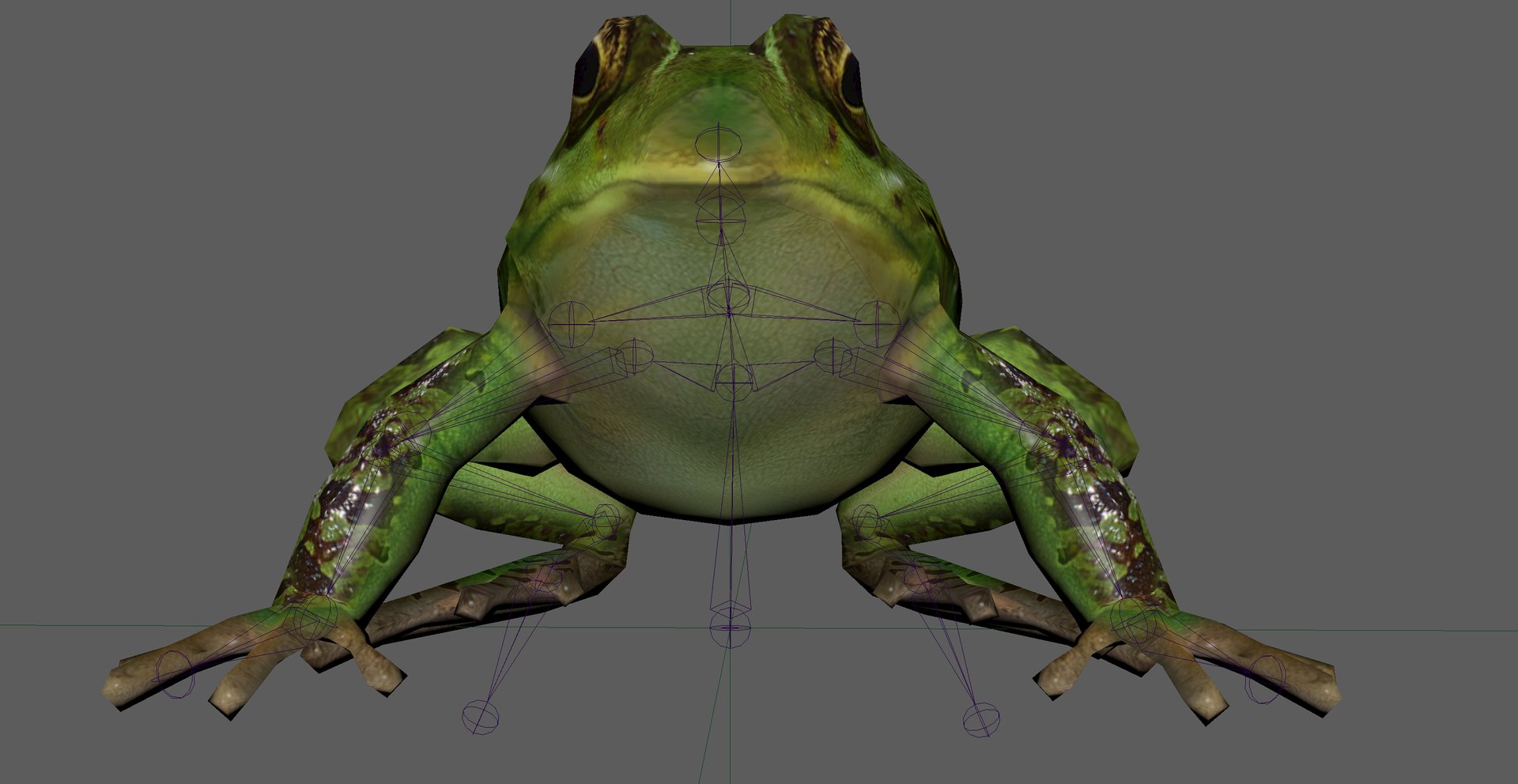 Frog Low Poly Rig 3D Model - TurboSquid 1885410