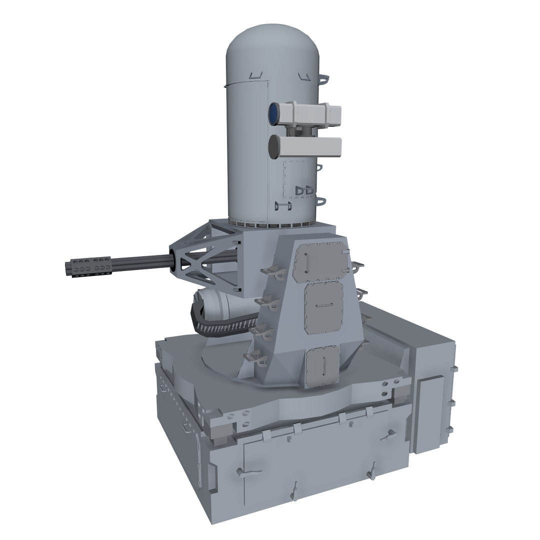Phalanx Ciws Model - TurboSquid 1412286