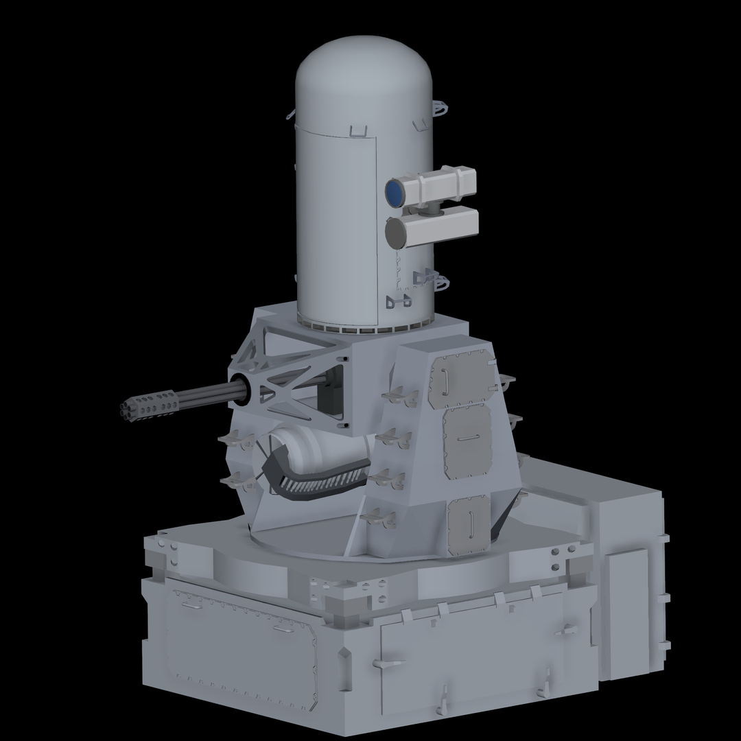 Modello 3D Phalanx CIWS - TurboSquid 1412286