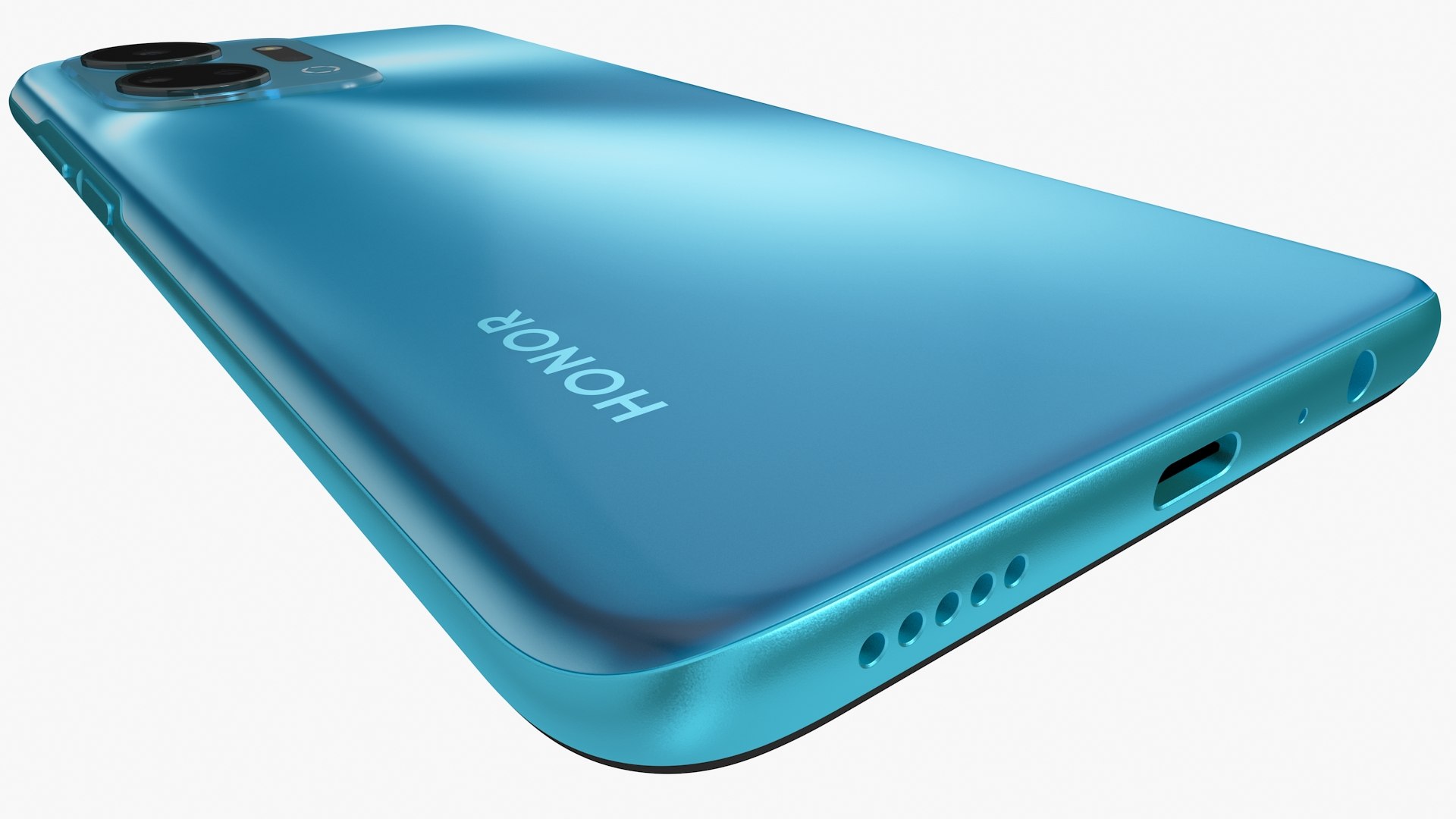 Honor X7a Blue 3D Model - TurboSquid 2143860