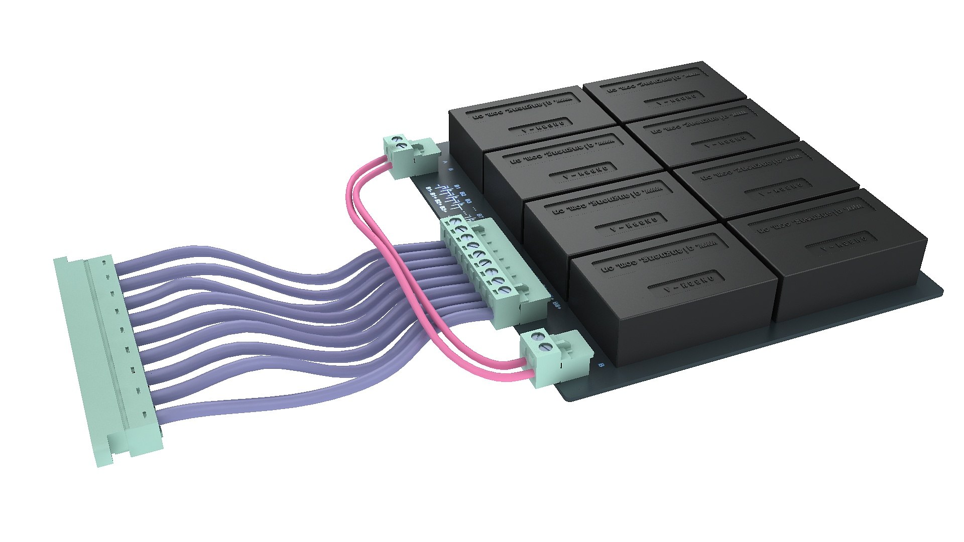 Model Battery Pack Accumulator Sedan Electric Energy Power 3D Model ...