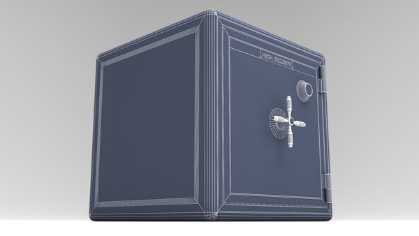3D steel safe model - TurboSquid 1618048