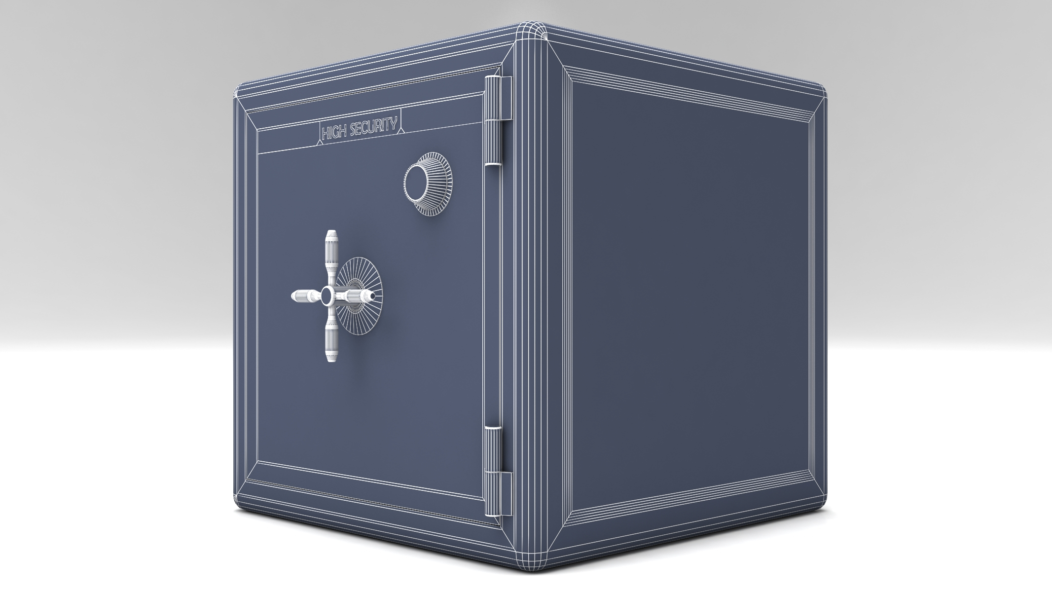 3D steel safe model - TurboSquid 1618048