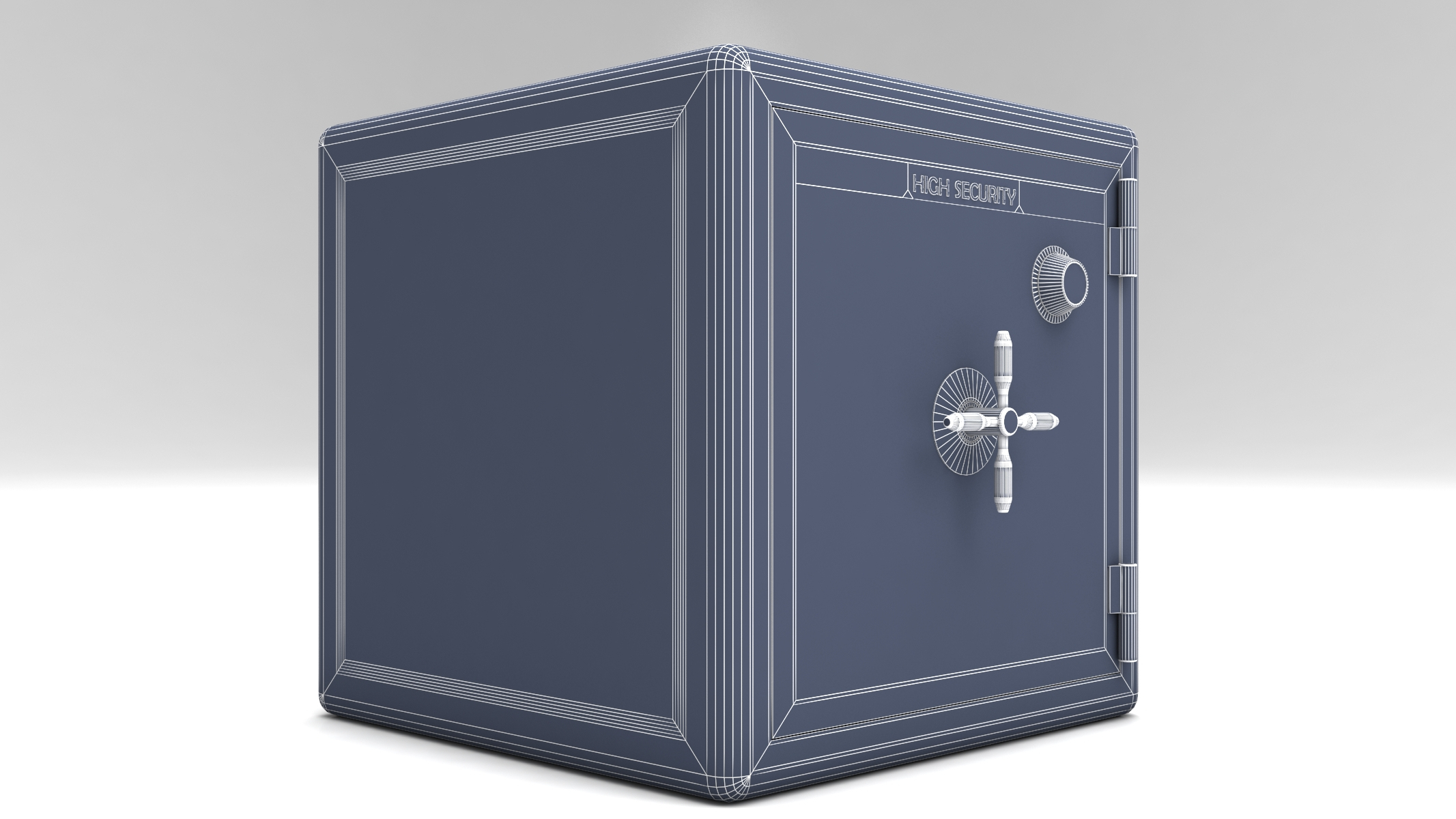 3D steel safe model - TurboSquid 1618048
