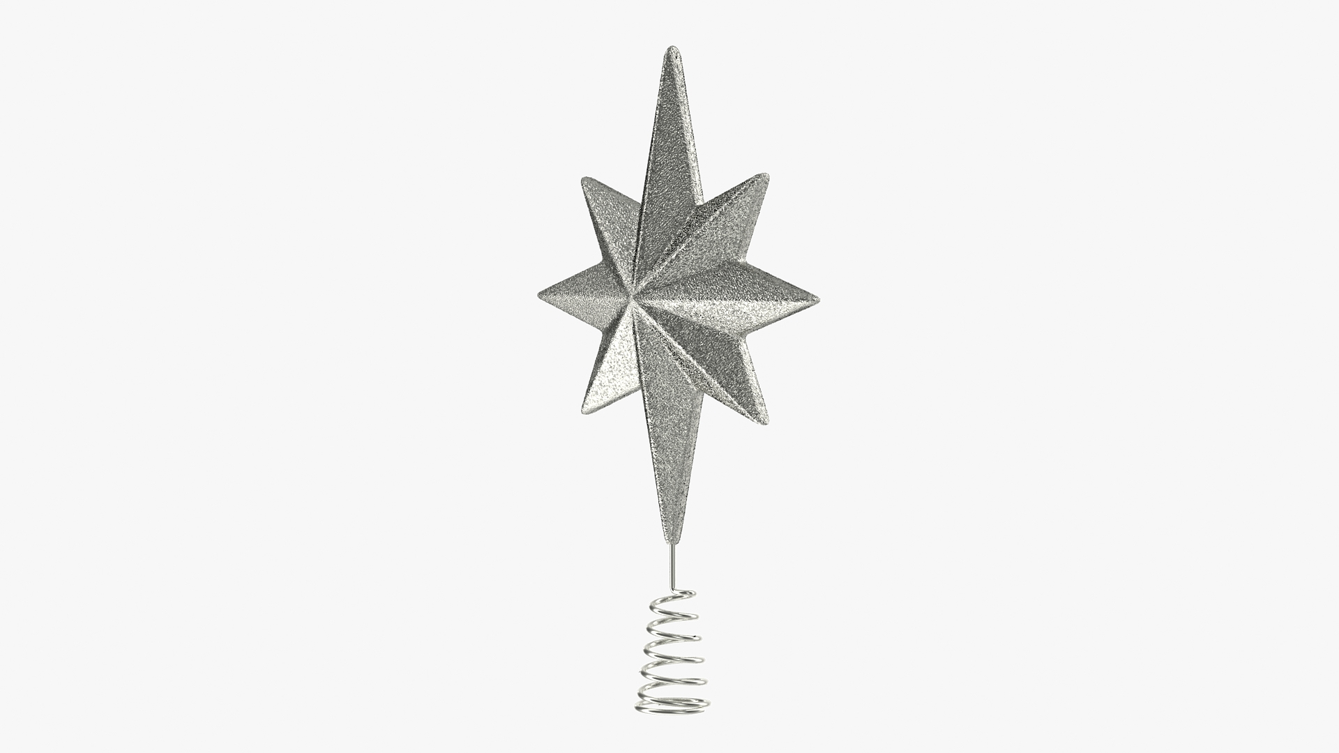 3D Holiday Silver Star Christmas - TurboSquid 1456857