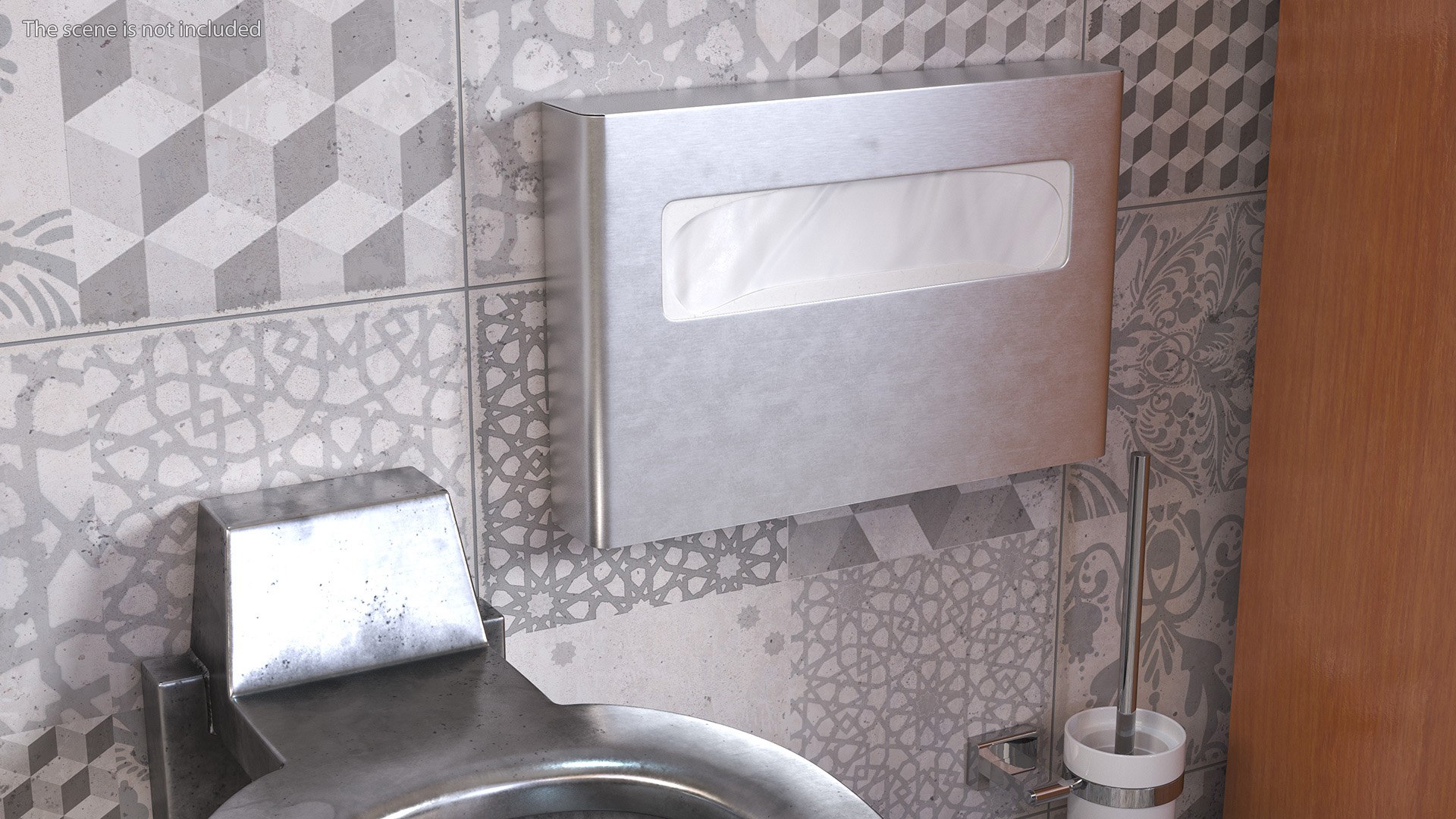 Toilet Seat Cover Dispenser 3D Model - TurboSquid 2081001